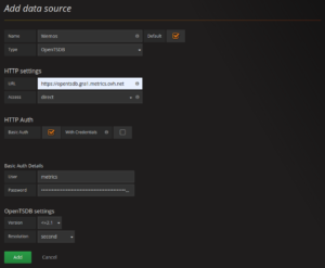 IOT: Pushing data to OVHcloud metrics timeseries from Arduino ...