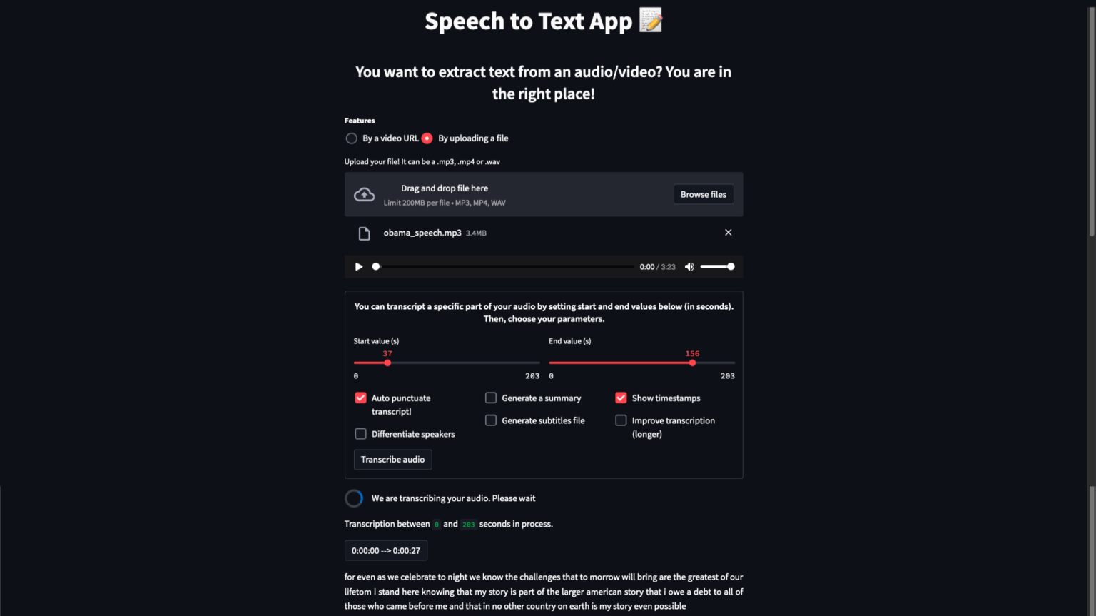 How to build a Speech-To-Text Application - OVHcloud Blog