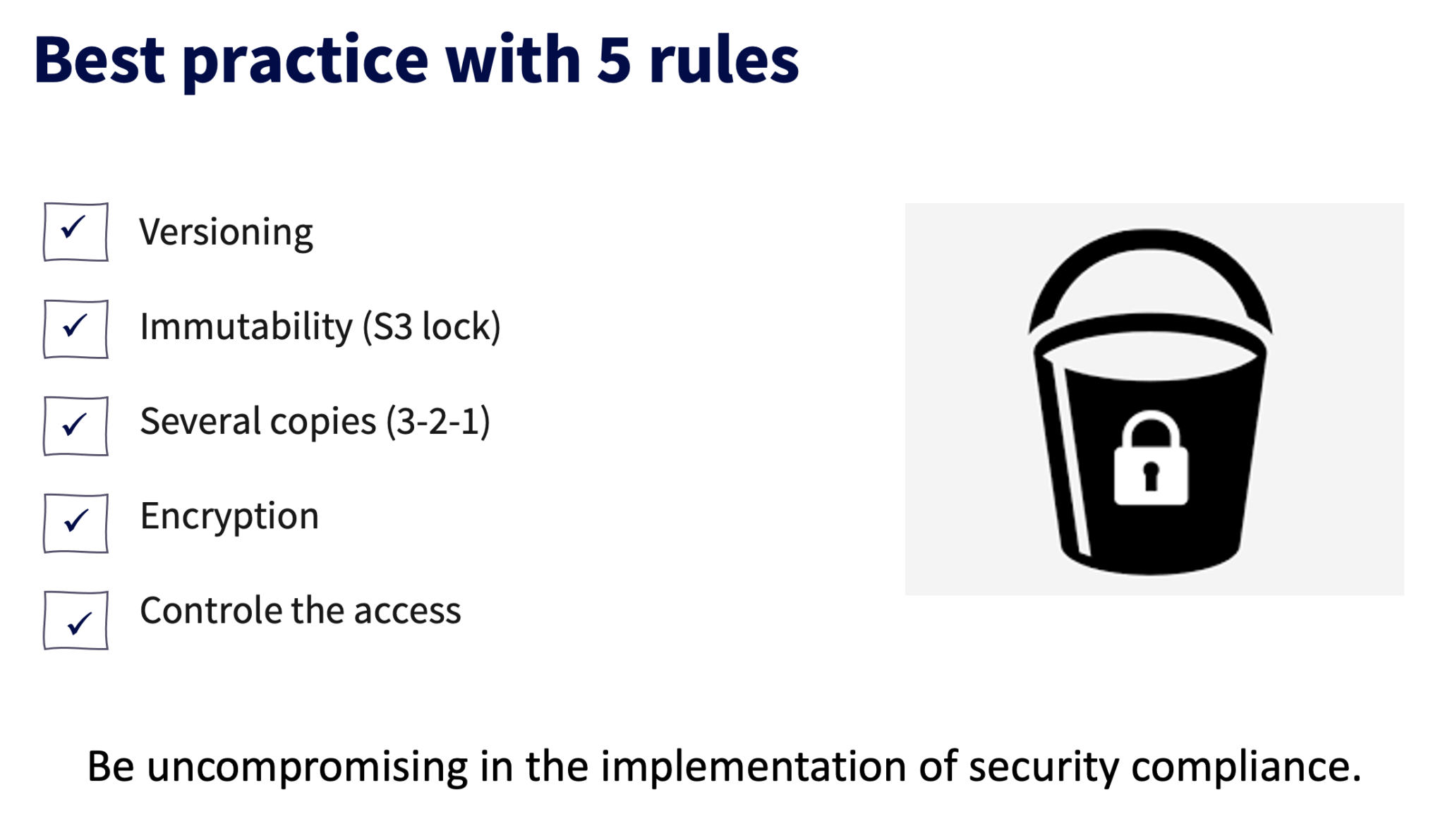 5 ground rules to secure your storage - OVHcloud Blog