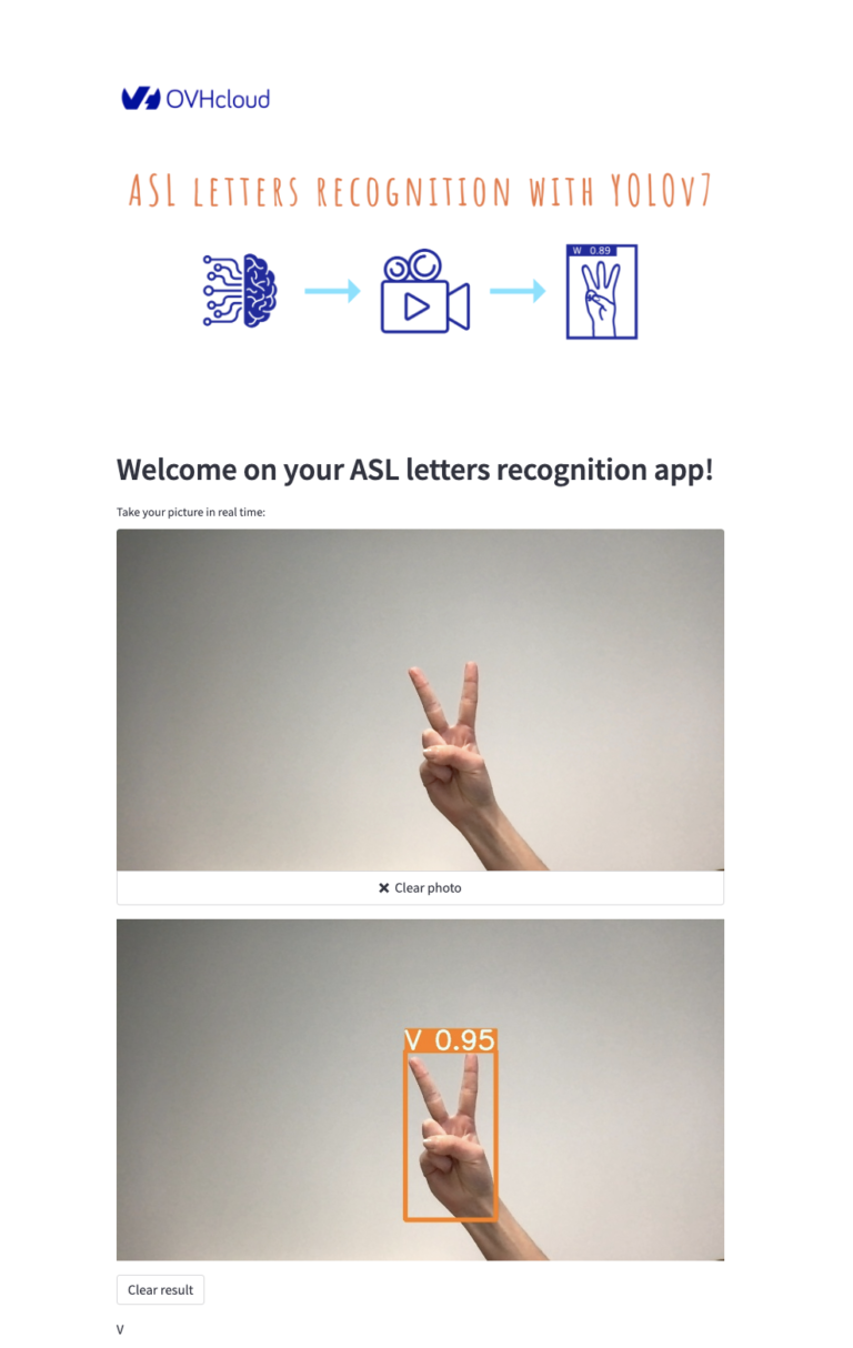 Create your solution for Sign Language recognition with OVHcloud AI tools - OVHcloud Blog