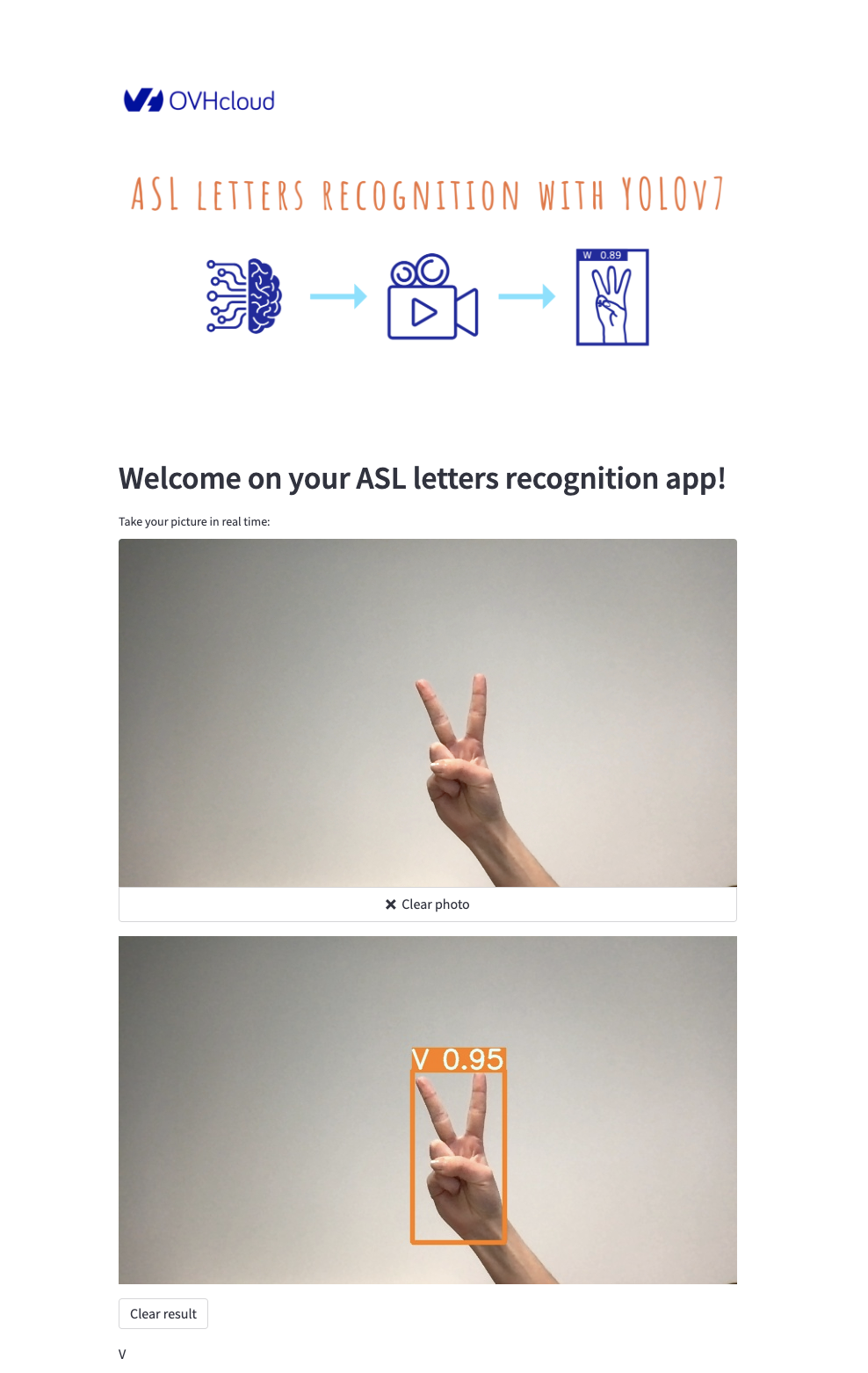 Create your solution for Sign Language recognition with OVHcloud AI ...