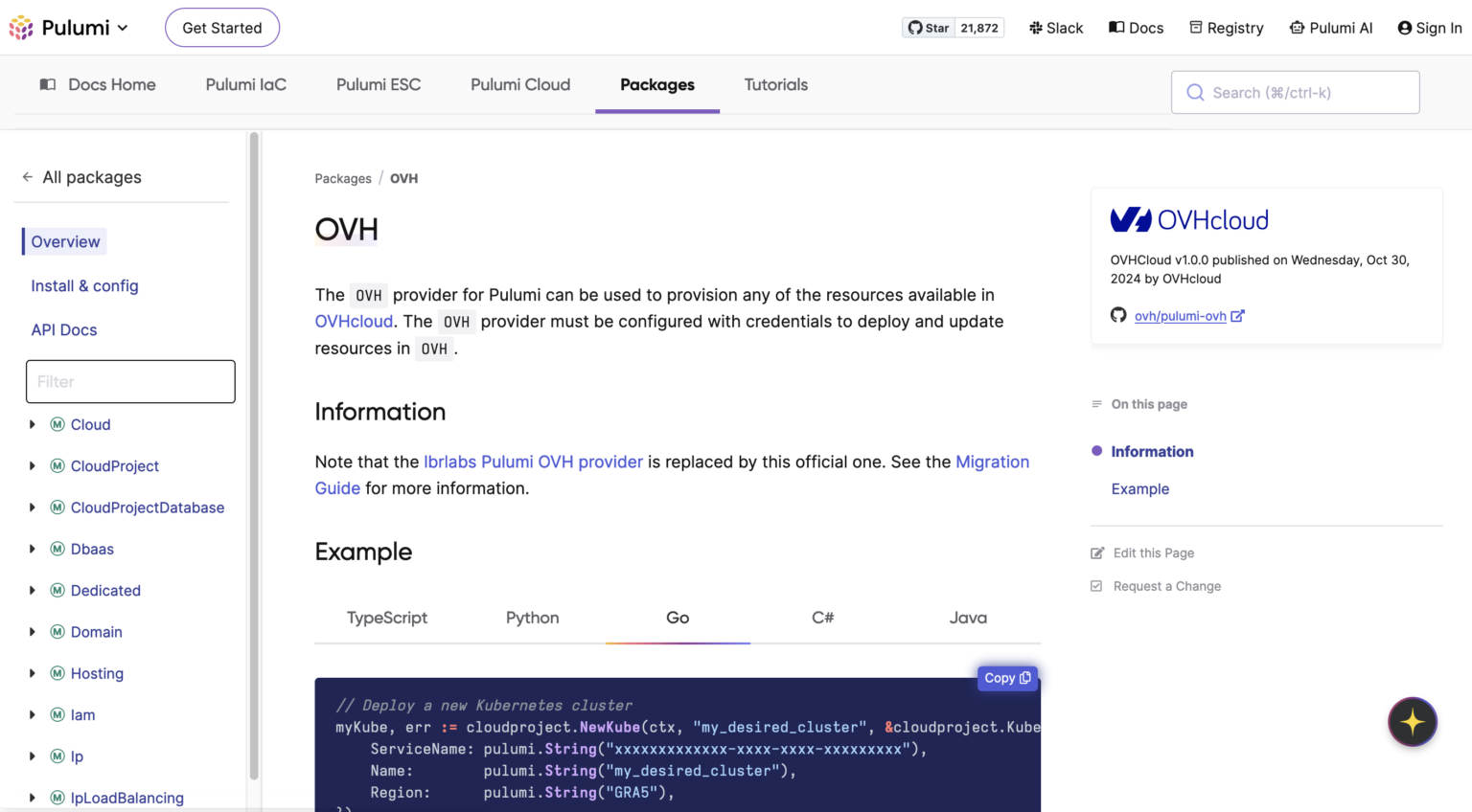 Infrastructure as Code (IaC) on OVHcloud – part 2: Pulumi - OVHcloud Blog